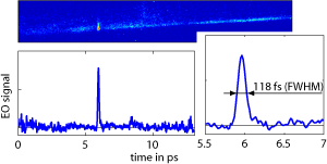 Ultrafast electro-optic detection